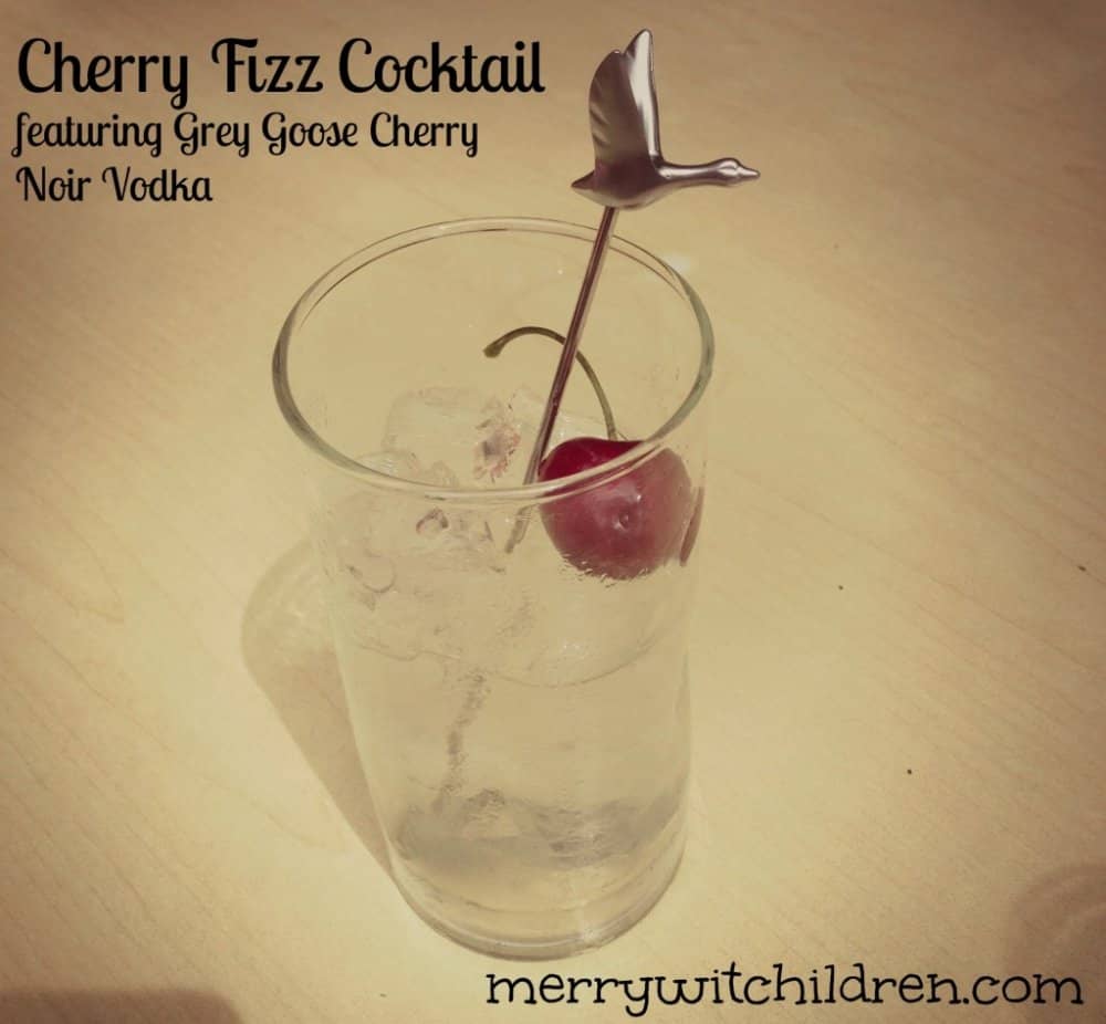 Cherry Fizz Cocktail - Merry About Town