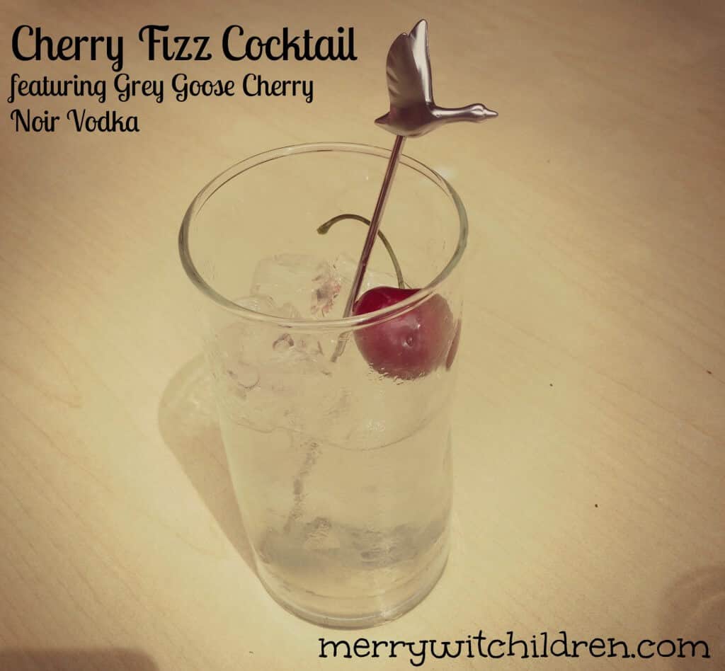 Cherry Fizz Cocktail - Merry About Town