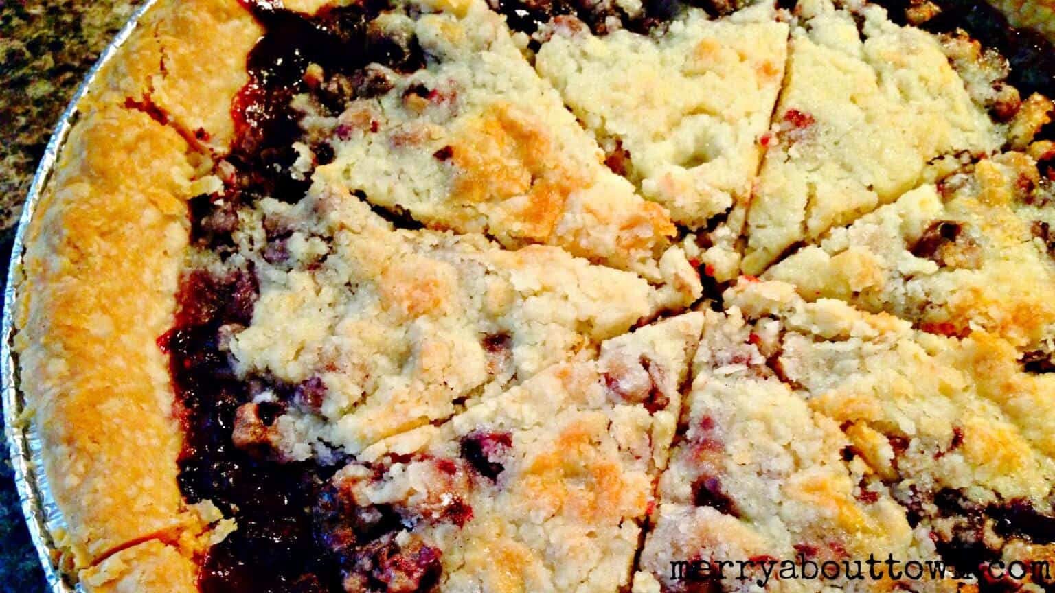 Saskatoon Berry Pie - Merry About Town