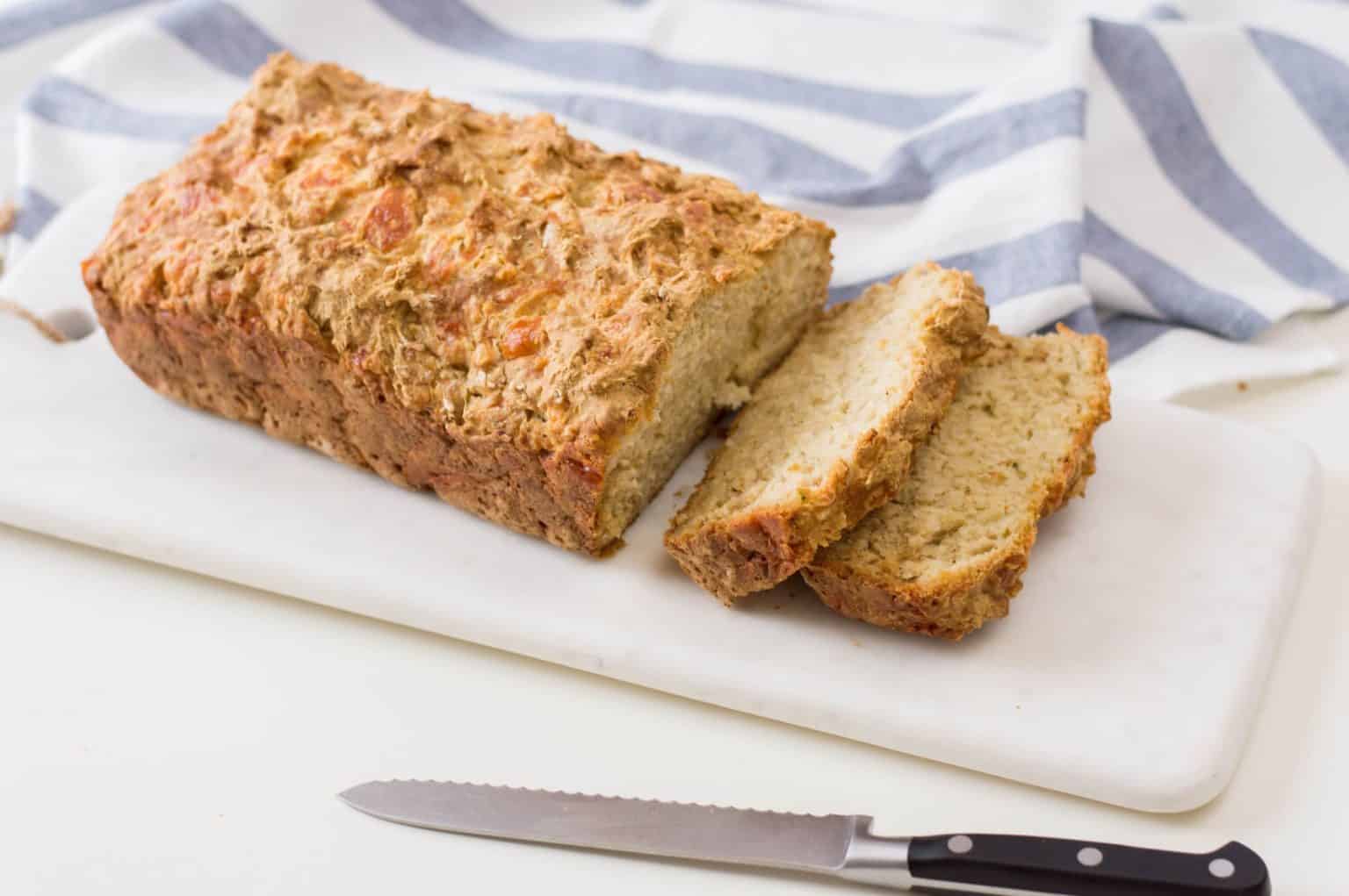 Cheesy Garlic Beer Bread - Merry About Town