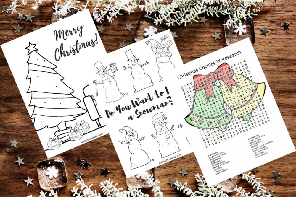 23 Christmas Activity Printables for Kids - Merry About Town