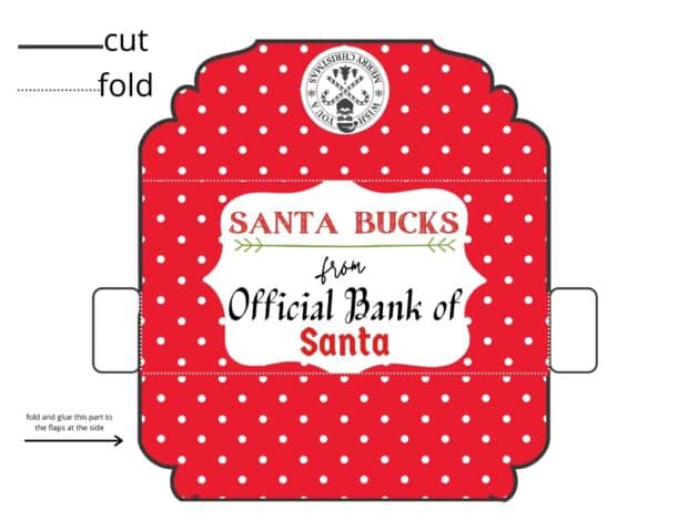 Free Printable Christmas Envelopes for Cash - Merry About Town