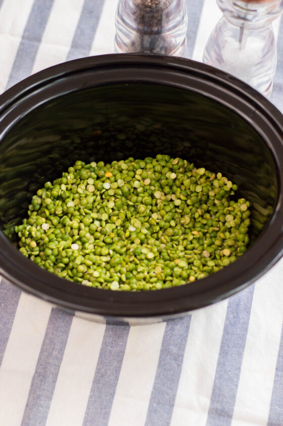 Crock Pot Split Pea Soup Recipe - Merry About Town