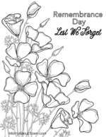 Remembrance Day Worksheets - Wordsearch & Colouring Pages - Merry About ...